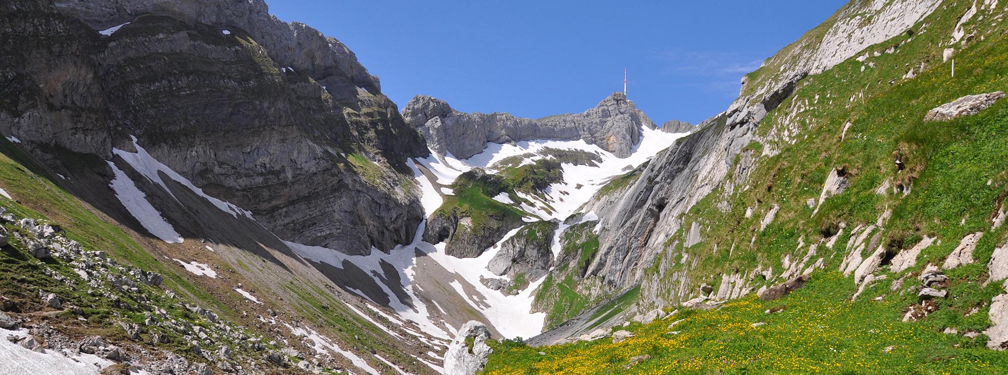 Quer durch den Alpstein zum höchsten Punkt : Appenzellerland Tourismus